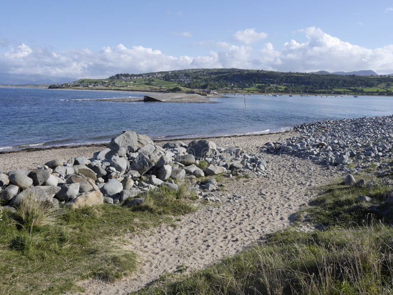 Shell Island, stock photo. Image of wales, beach, shore - 36666242