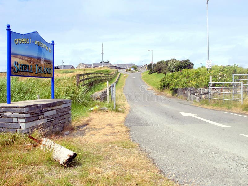 Shell Island, Gwynedd, Wales. Editorial Photo - Image of welcome ...