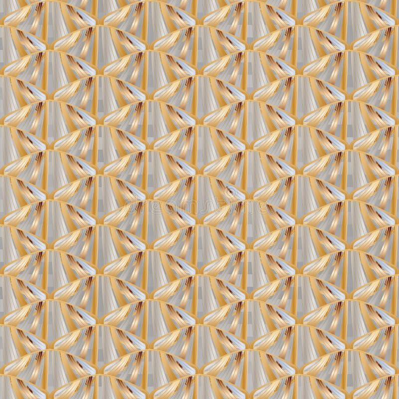 Shell Line Seamless Pattern Stock Vector - Illustration of backdrop ...