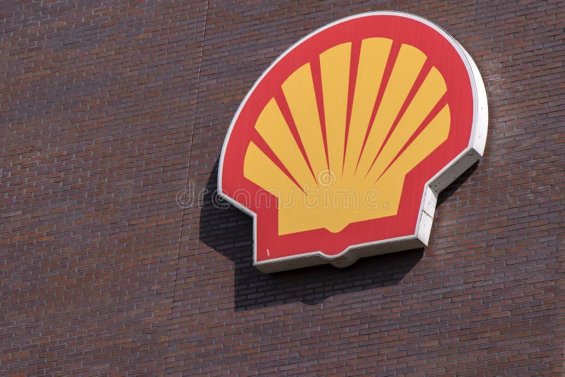 Shell Logo on a Building at the Energy Transition Campus Amsterdam ...