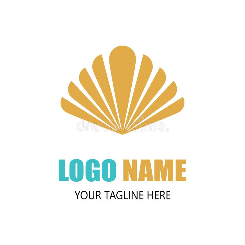 Shell Logo Template Vector Symbol Nature Stock Vector - Illustration of ...