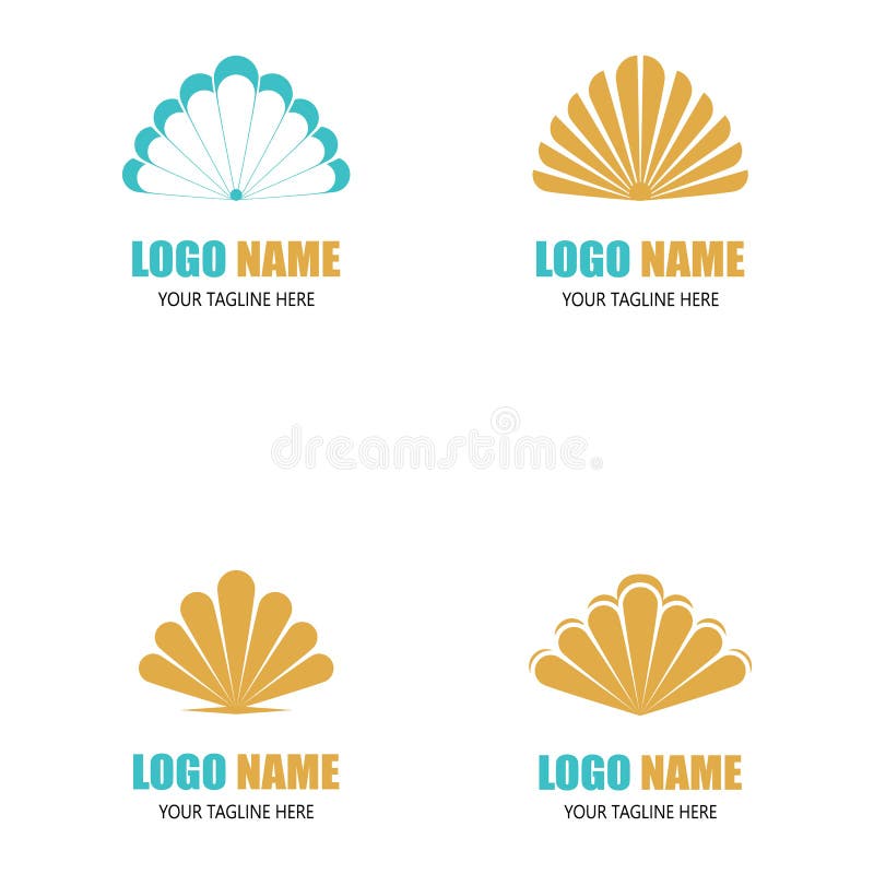 Shell Logo Template Vector Symbol Nature Stock Vector - Illustration of ...