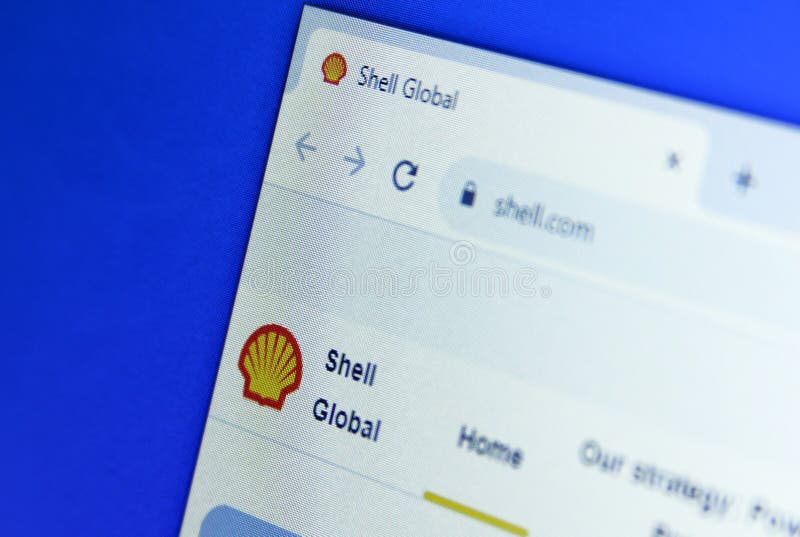 Shell logo editorial stock image. Image of logo, mobile - 296815444