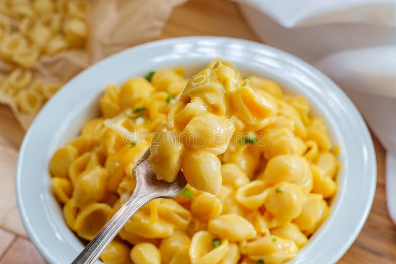 Shell Macaroni and Cheese stock photo. Image of ingredient - 43819128