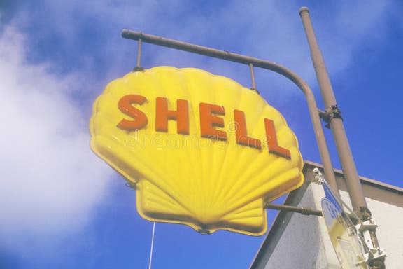 Shell Oil sign editorial photo. Image of company, states - 52260221