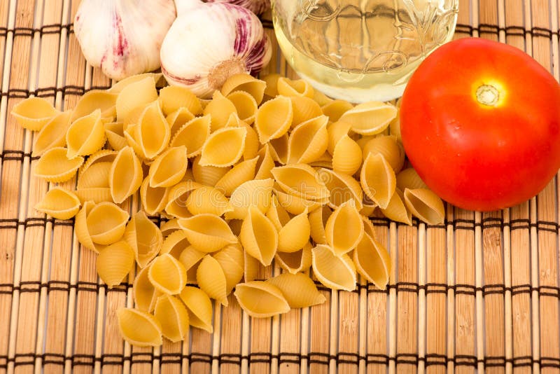 Shell pasta stock image. Image of ingredient, italian - 55286429