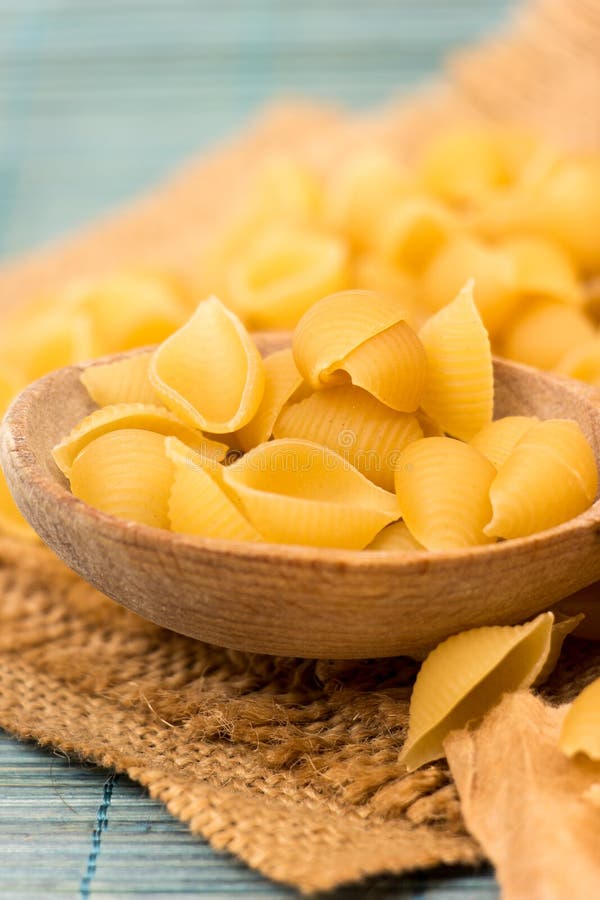 Shell pasta stock photo. Image of white, conchiglioni - 55286402