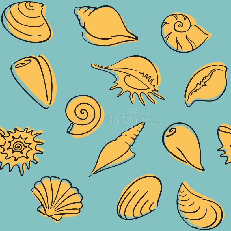 Shell pattern stock vector. Illustration of nautilus - 57367975