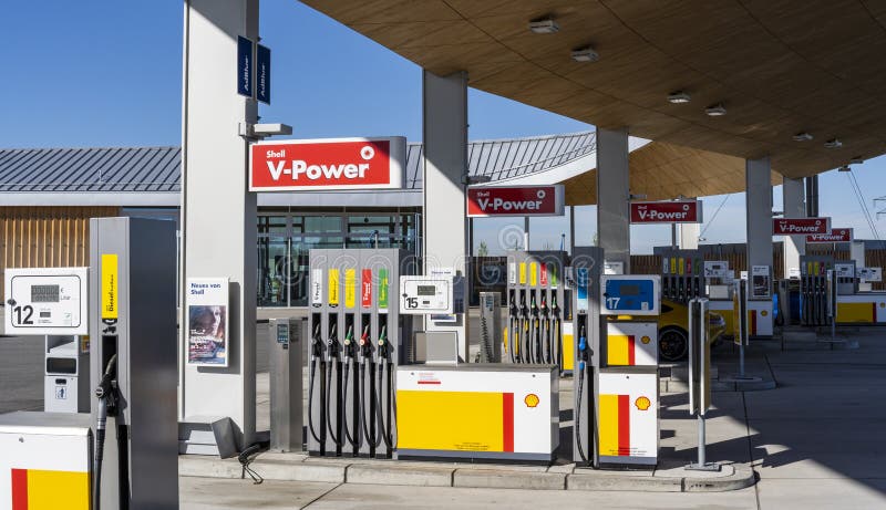 Shell Petrol Station Germany Editorial Photo - Image of petrol ...