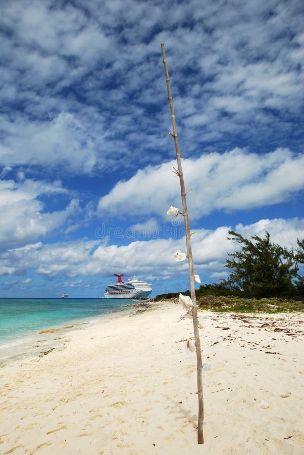 Sea Shells on Grand Turk Island Stock Photo - Image of docked, waves ...