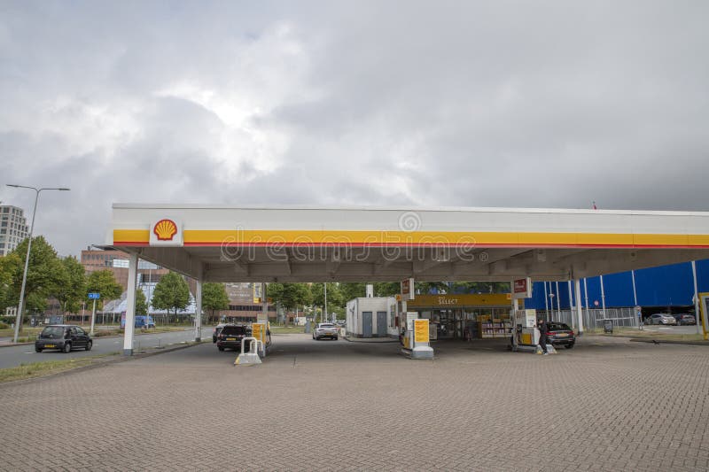 Shell Pump Station at Amsterdam the Netherlands 9-9-2022 Editorial ...