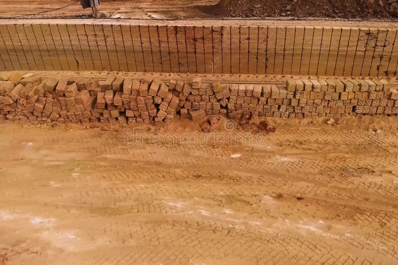 Shell Quarry Quarry. Cutting Seashell into Blocks Right Away in a ...