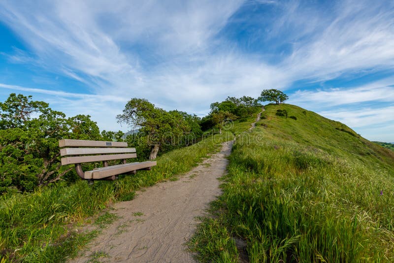 Shell Ridge and Mount Diablo State Park Stock Image - Image of marsh ...