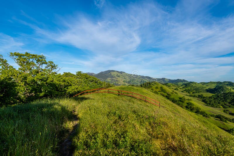 Shell Ridge and Mount Diablo State Park Stock Image - Image of ...
