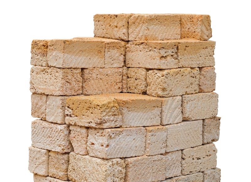 Shell Rock Material Isolated on White Stock Image - Image of ancient ...