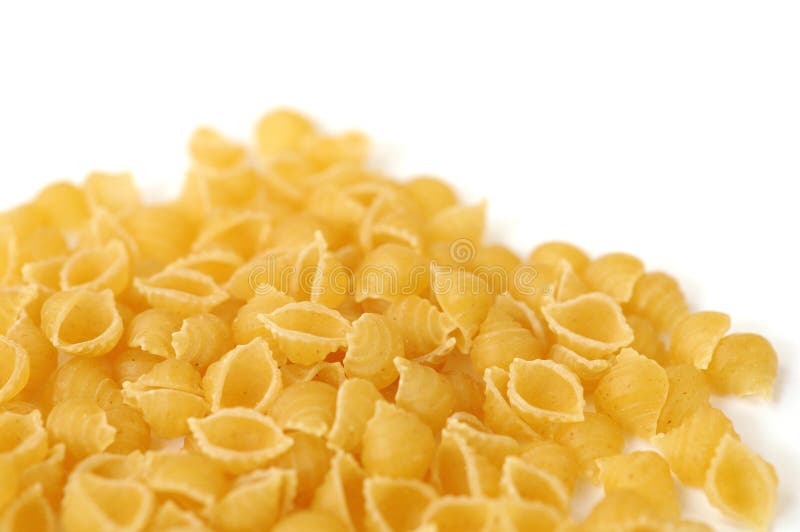 Shell shape pasta stock image. Image of type, pile, texture - 30565037