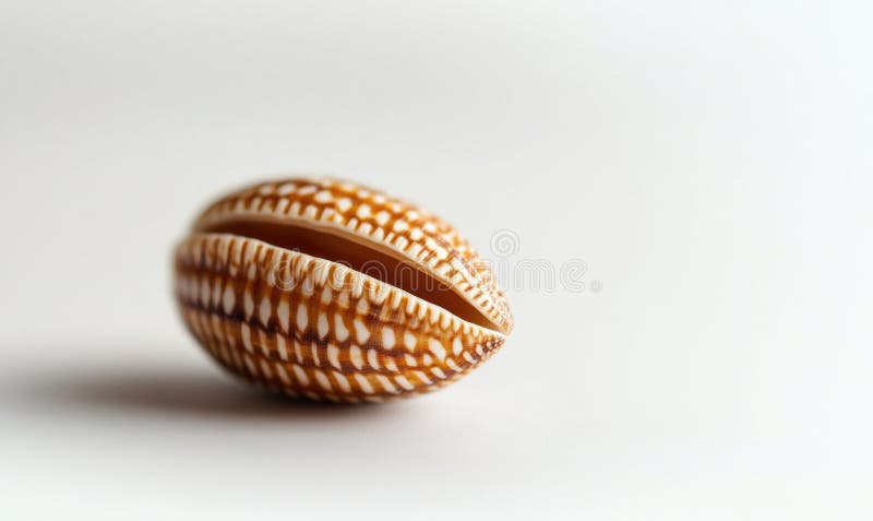 A Shell is Shown with a Hole in the Middle Stock Illustration ...