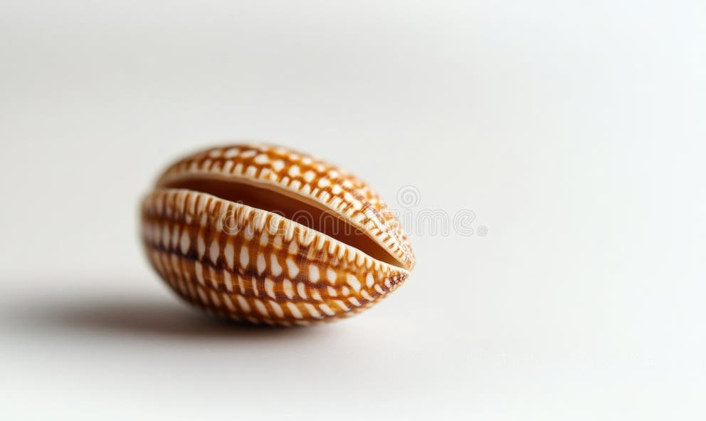 A Shell is Shown with a Hole in the Middle Stock Illustration ...