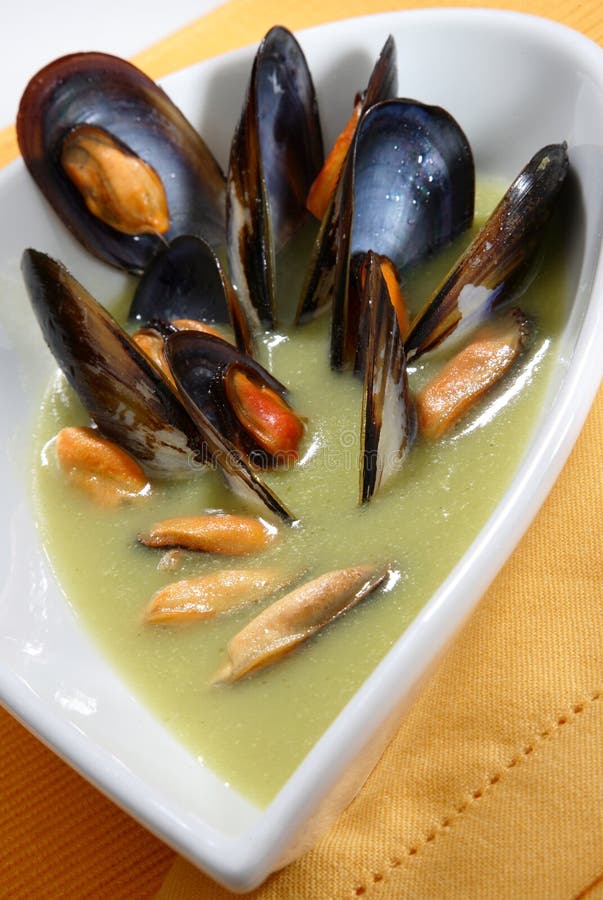 Shell soup stock image. Image of meal, shell, lunch, food - 8508597