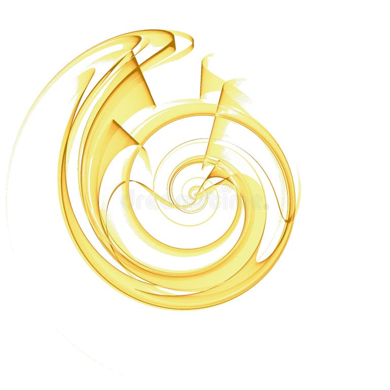 Spiral Graphics Gold Stock Illustrations – 828 Spiral Graphics Gold ...