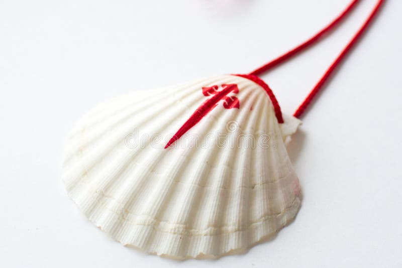 Shell Symbol of the Camino of Santiago De Compostela Stock Photo ...