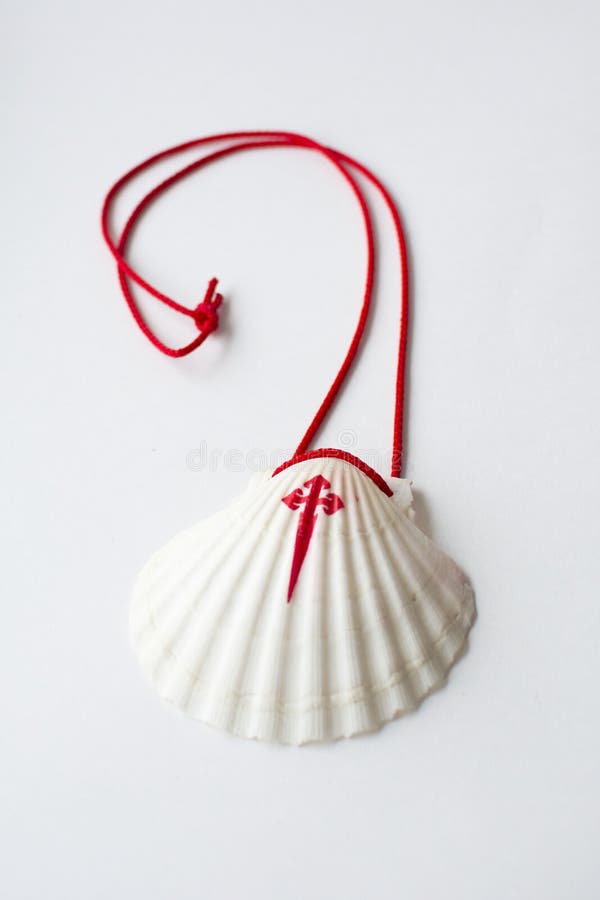 Shell Symbol of the Camino of Santiago De Compostela Stock Photo ...