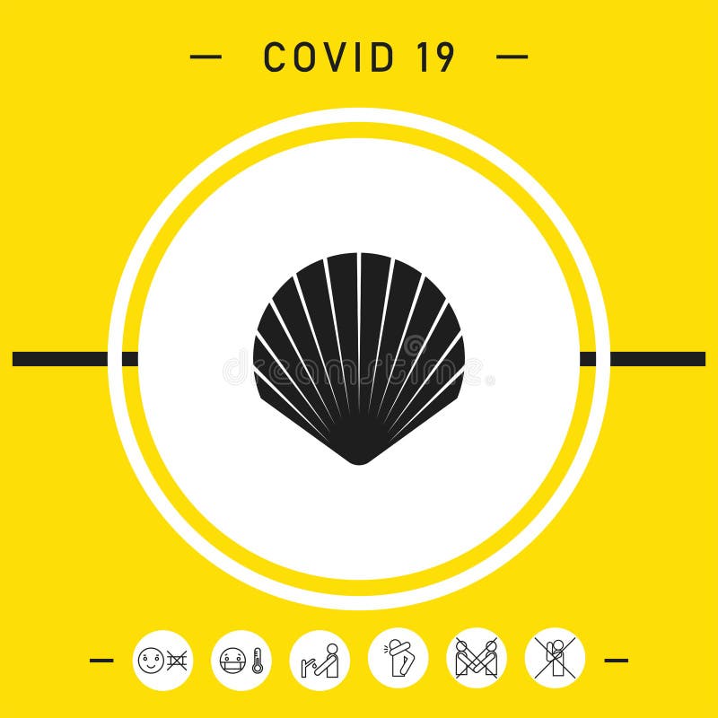 Shell Symbol Icon. Elements for Your Design Stock Vector - Illustration ...