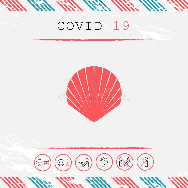 Shell Symbol Icon. Elements for Your Design Stock Illustration ...