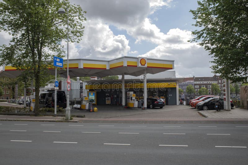 Shell Tank Station at Amsterdam the Netherlands 21-8-2024 Editorial ...