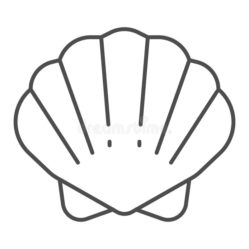 Seashell Outline Stock Illustrations – 12,384 Seashell Outline Stock ...