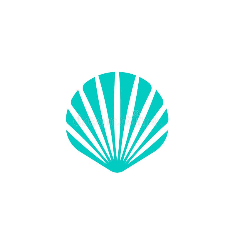 Shell Vector Icon Illustration Stock Vector - Illustration of water ...