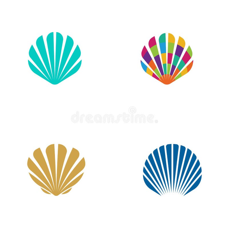 Shell Vector Icon Illustration Stock Vector - Illustration of royal ...