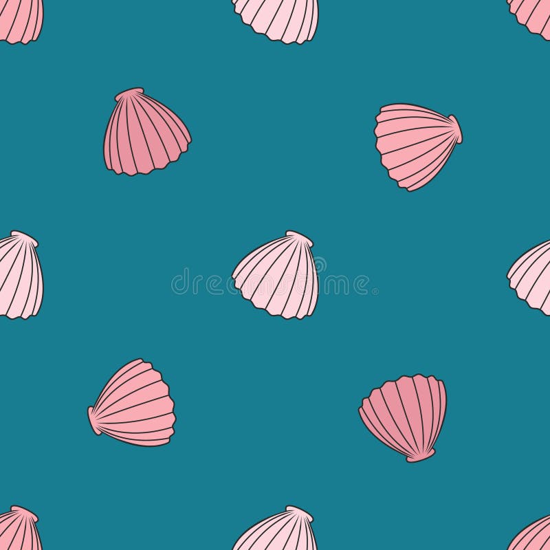 Shell vector stock vector. Illustration of aquatic, play - 73997012