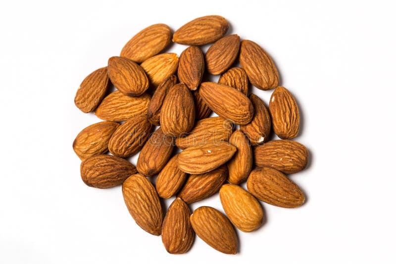 Shelled almonds stock photo. Image of bulk, ingredients - 76725640
