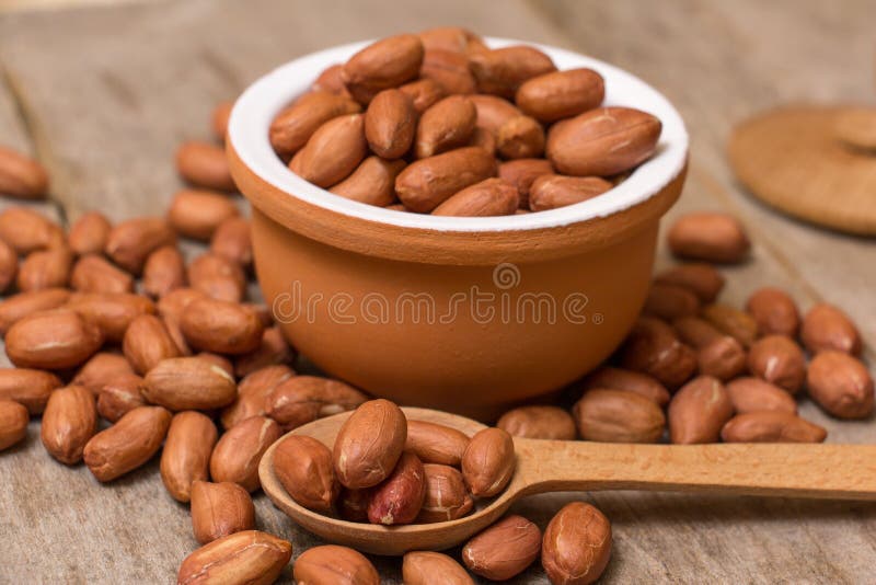 Shelled peanuts stock photo. Image of eating, nutritional - 66792798