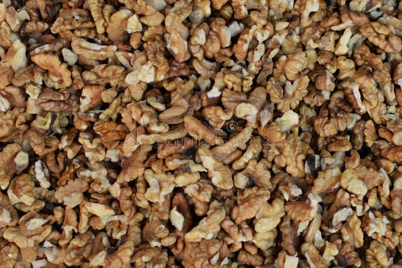 Shelled Walnuts Food Background Stock Image - Image of delicious ...