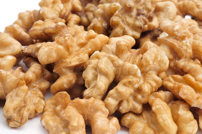 Shelled walnuts stock image. Image of nutrition, cuisine - 36789751