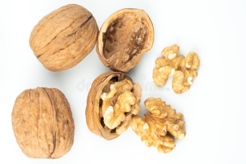 Shelled walnuts stock image. Image of hard, group, food - 139961455