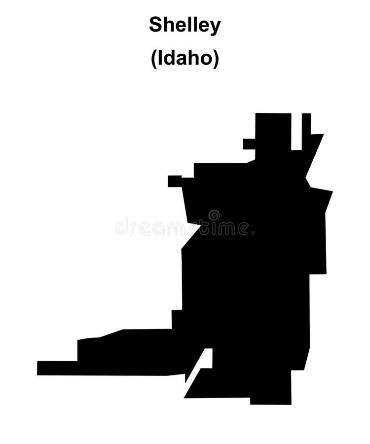 Shelley Outline Map Stock Illustrations – 1 Shelley Outline Map Stock ...