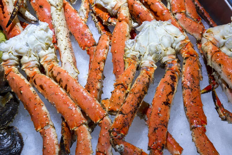 Shellfish in Bergen in Norway Stock Photo - Image of hungry, decapoda ...