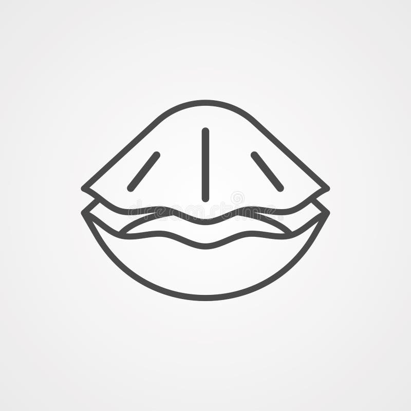 Shellfish icon sign symbol stock illustration. Illustration of animal ...