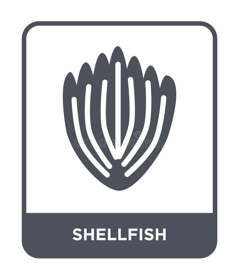 Conch Shell Icon in Trendy Design Style. Conch Shell Icon Isolated on ...