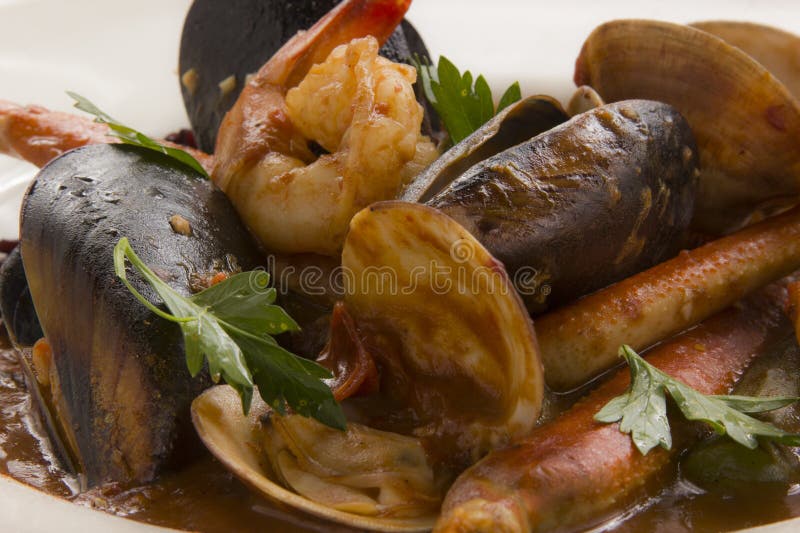 Shellfish Mixture of Mussels and Cla Stock Image - Image of mixt ...