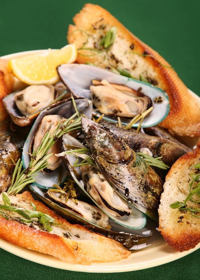 Shellfish soup stock image. Image of soup, fried, roast - 9642829
