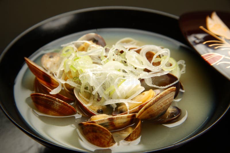 Shellfish soup stock photo. Image of japanese, traditional - 62236250