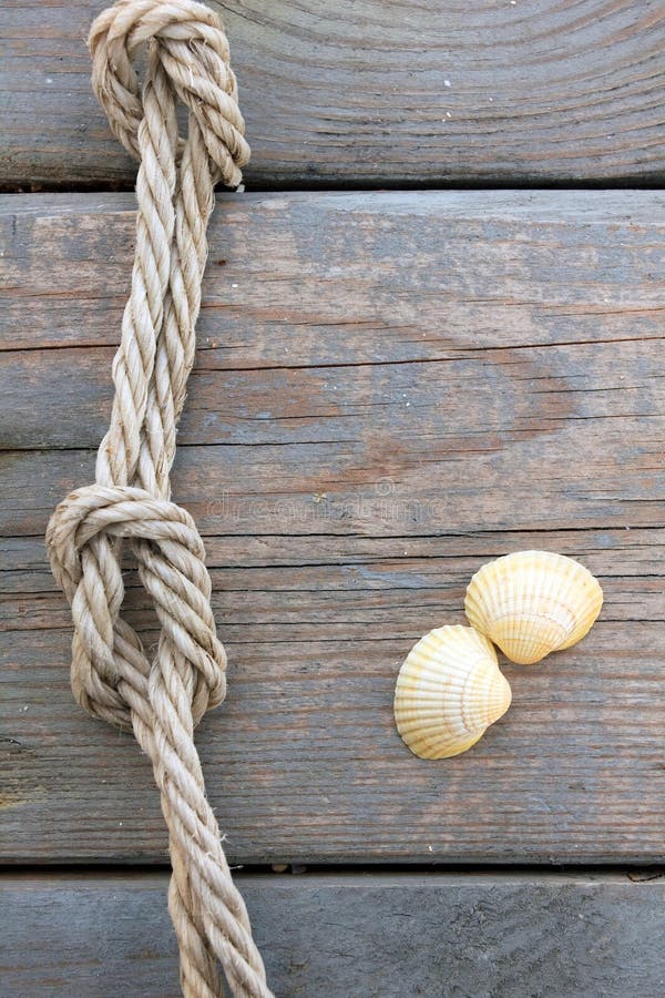 Ship Rope, Burlap and Wood Background Stock Photo - Image of card ...