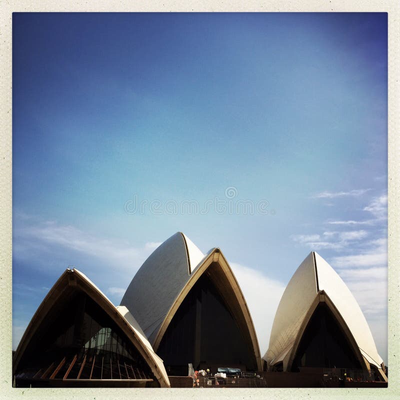Shells of Opera House editorial stock image. Image of concrete - 53487054