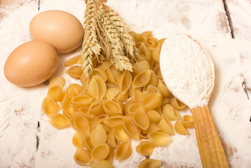 Shells pasta stock photo. Image of andwheat, macro, cook - 61845594