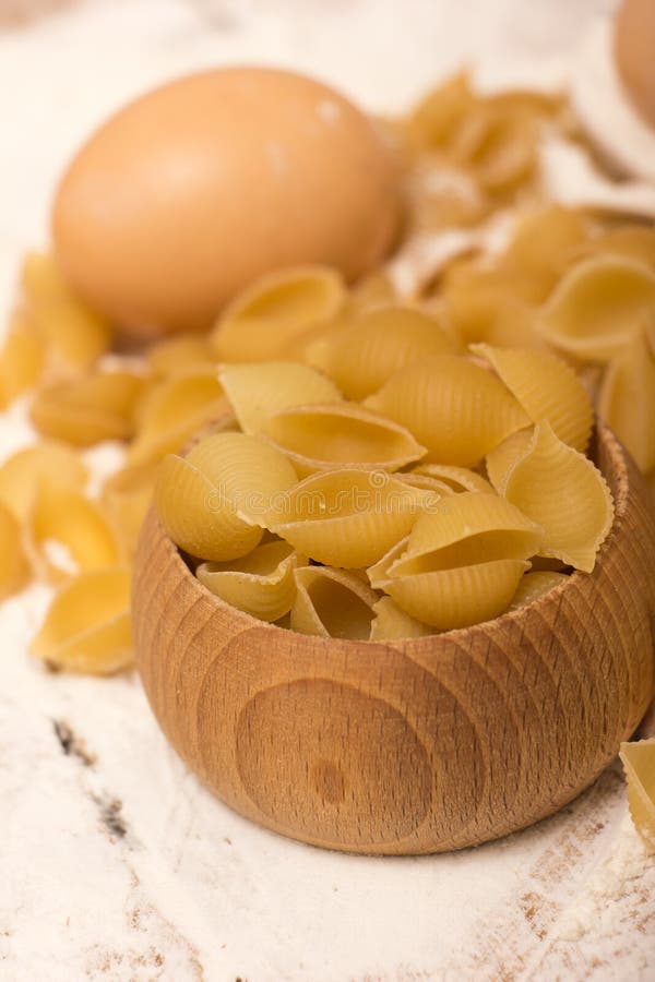 Shells pasta stock image. Image of cook, beautiful, fresh - 61845759