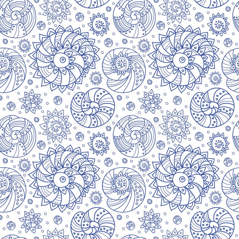 Decorative Seamless Background Pattern Stock Illustrations – 2,027,707 ...